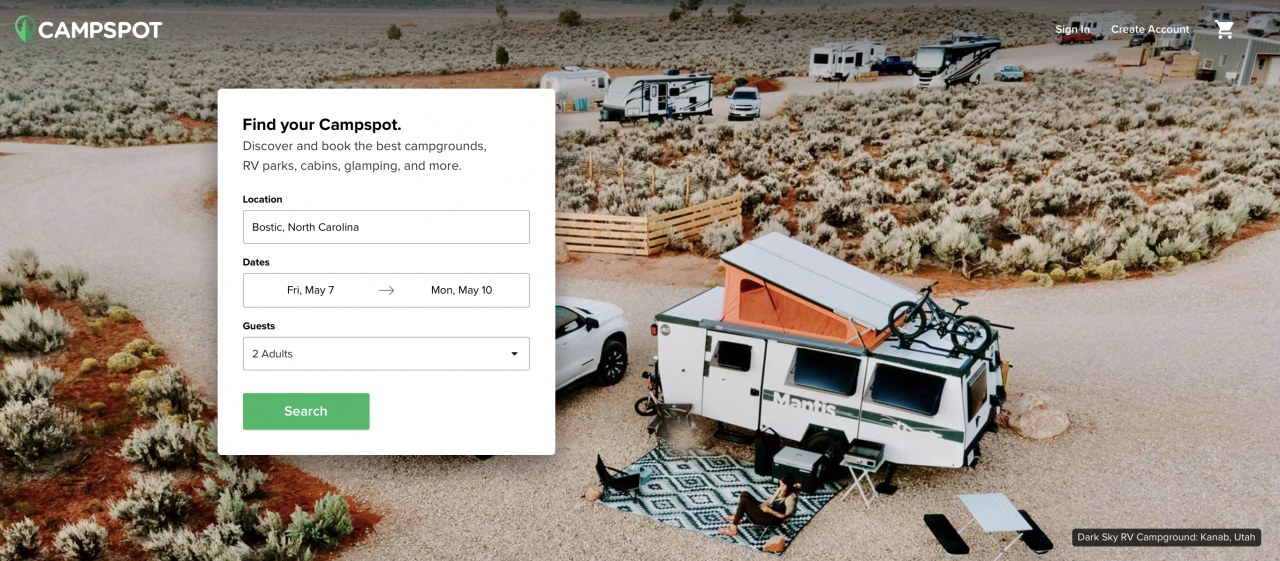 10 Most Saved Campgrounds on Campspot - Campspot